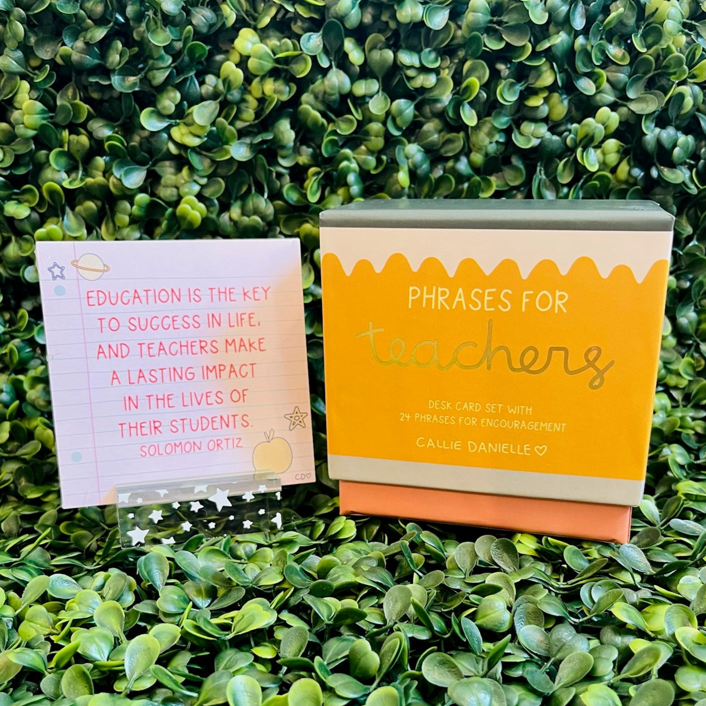 Heart of the Classroom Encouraging Teacher Card Set